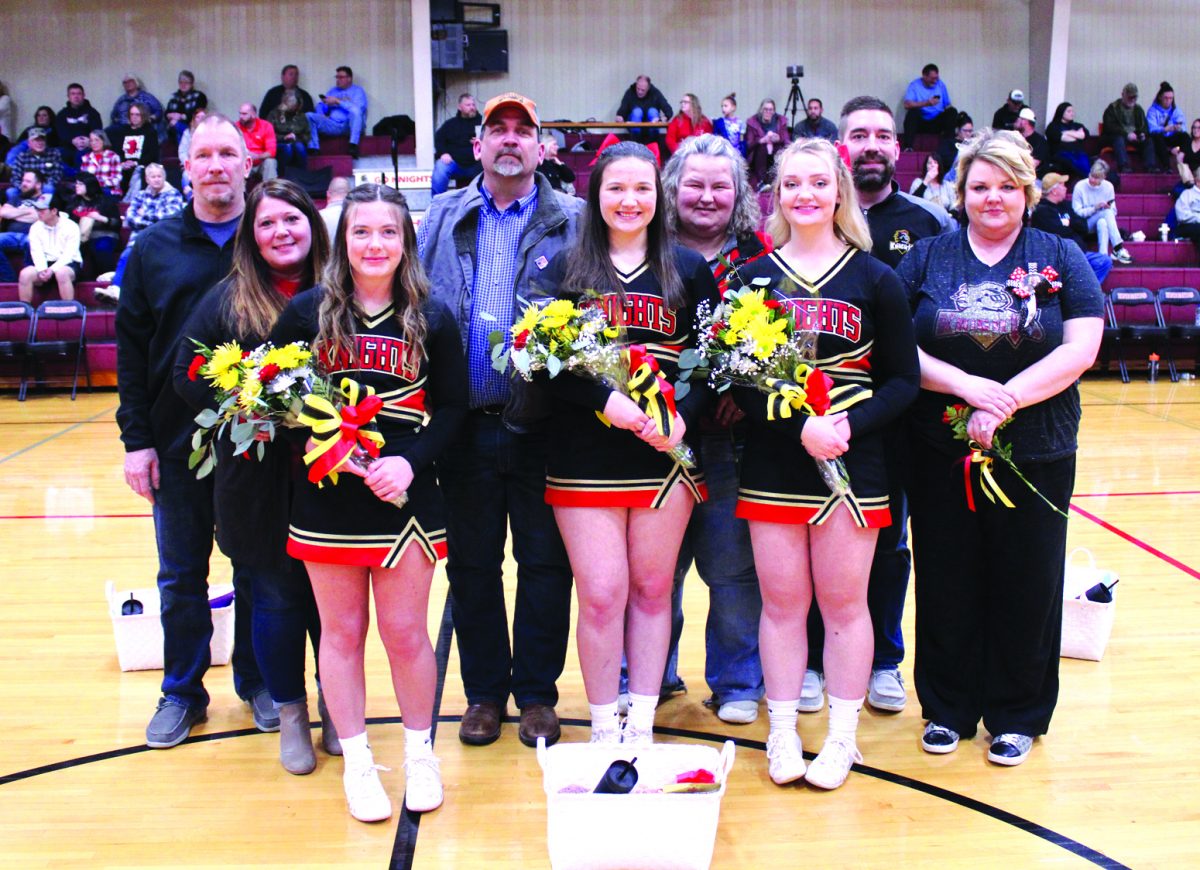 SENIOR NIGHT – CHEERLEADERS – The County Chronicle