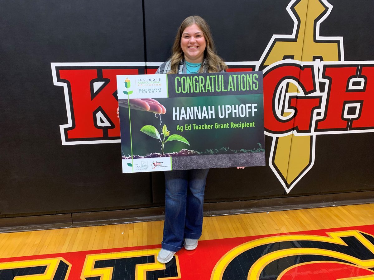 ALAH ag teacher Hannah Uphoff honored through beginning teacher grant ...