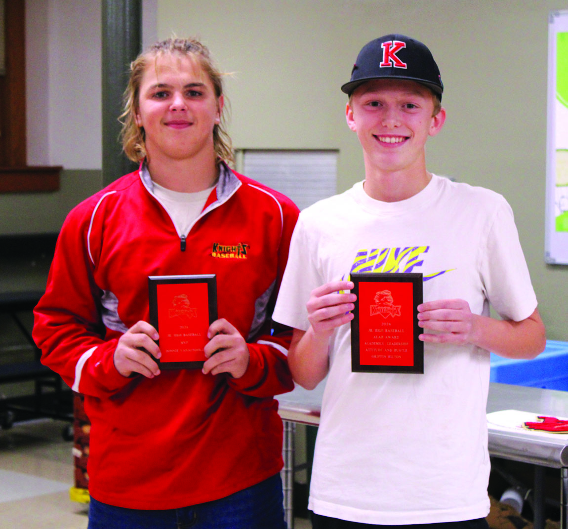 ALAH Knights Jr. High Baseball Holds Awards Night – The County Chronicle