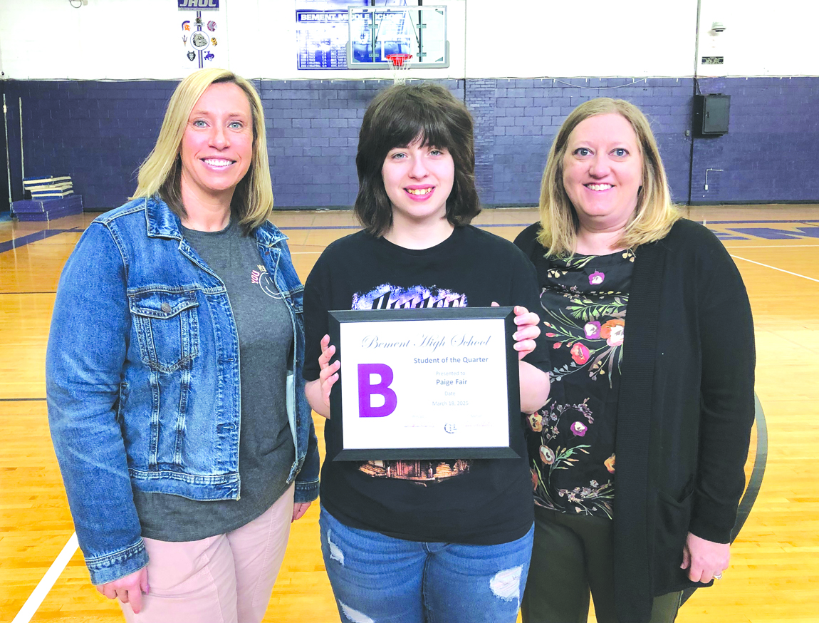 Paige Fair Named Bement High School Student of the Quarter – The County ...