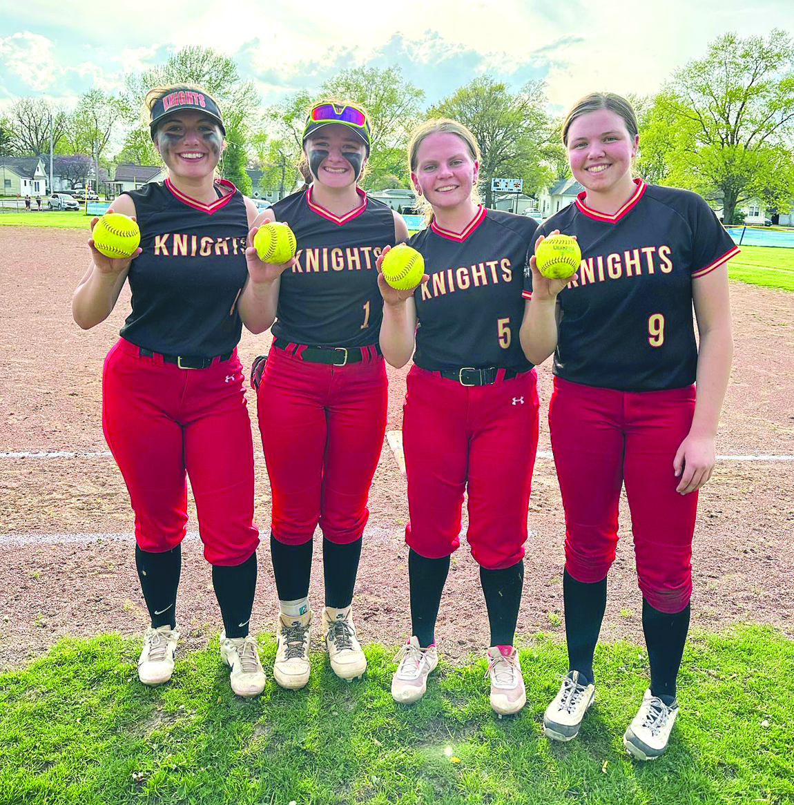 ALAH softball splits four games – The County Chronicle